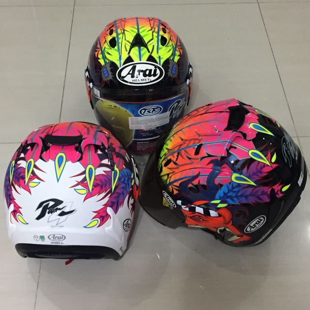 Tsr Helmet, Motorcycles, Motorcycle Apparel on Carousell
