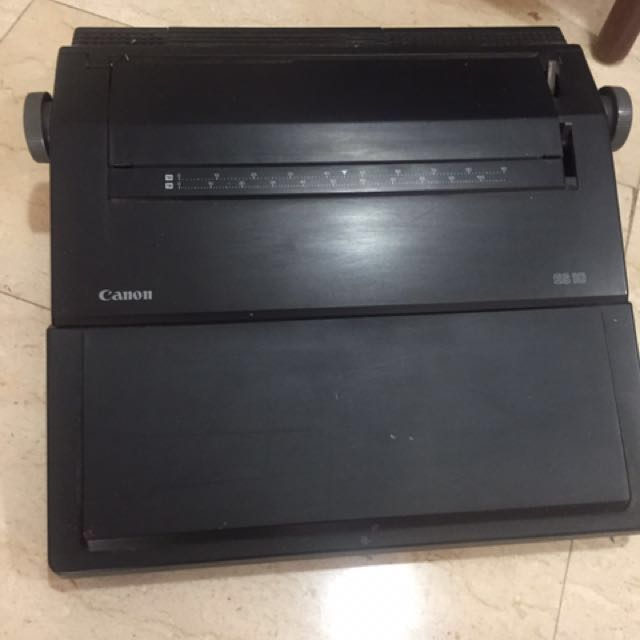 Vintage Canon ES10 typewriter, Hobbies & Toys, Memorabilia ...