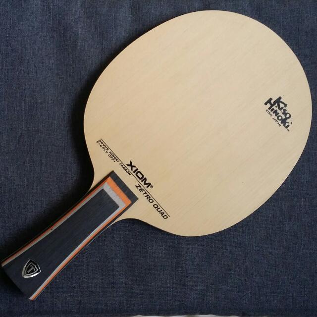 Xiom Zetro Quad Table Tennis Blade, Sports Equipment, Sports & Games, Racket & Ball Sports on ...