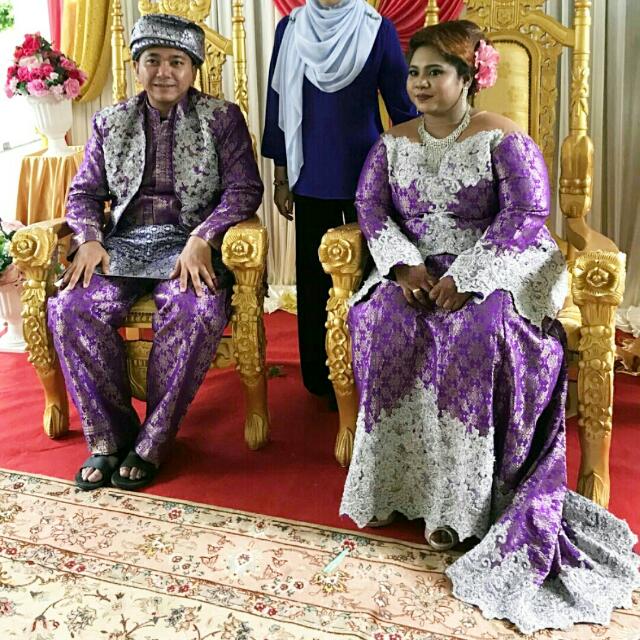 Bridal Malay Songket Outfits, Women's Fashion, Dresses & Sets ...