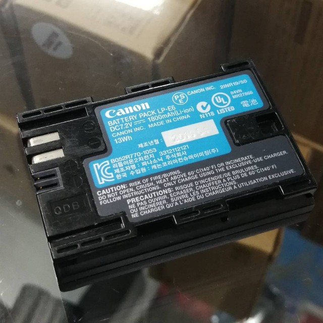 CANON LP-E6 ORIGINAL BATTERY, Photography, Photography Accessories ...