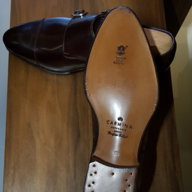 Carmina Double Monk in color 8 shell cordovan, Men's Fashion, Footwear ...