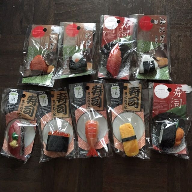 DAISO Sushi / Sashimi Magnets, Food & Drinks, Chilled & Frozen Food on ...