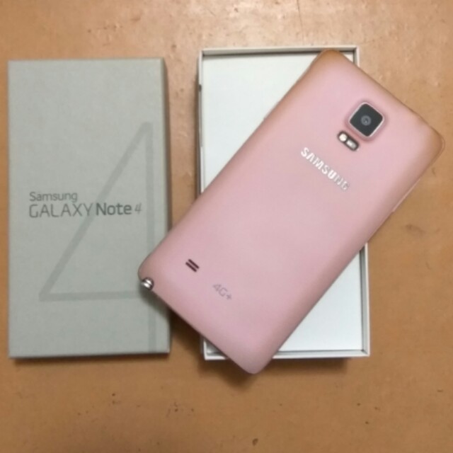 Galaxy note 4 pink full SingTel set with new battery, Mobile Phones ...