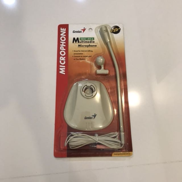 Genius Desktop Microphone, Computers & Tech, Desktops on Carousell