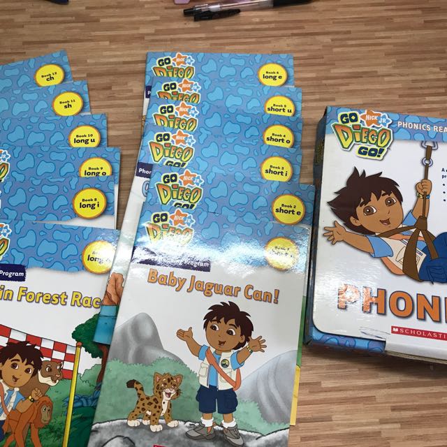 Go Diego Go Phonics Reading Books, Hobbies & Toys, Books & Magazines ...