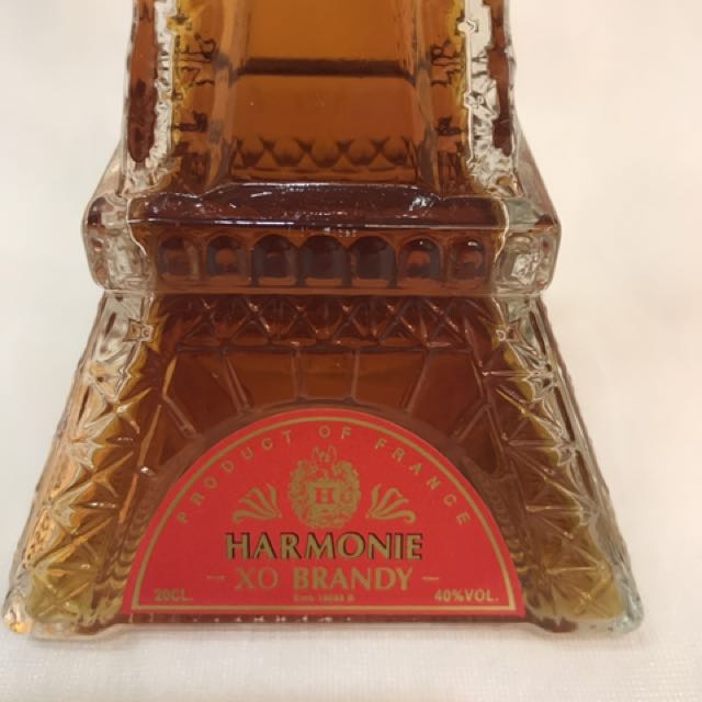 Harmonie XO Brandy Eiffel Tower 20cl, Food & Drinks, Alcoholic ...