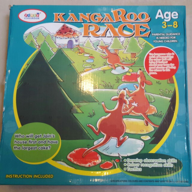 Kangaroo Race (Young Children Board Game), Hobbies & Toys, Toys & Games ...