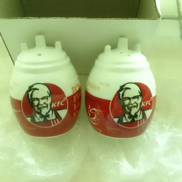 Kfc 35th Anniversary Salt & Pepper Container, Furniture & Home Living ...