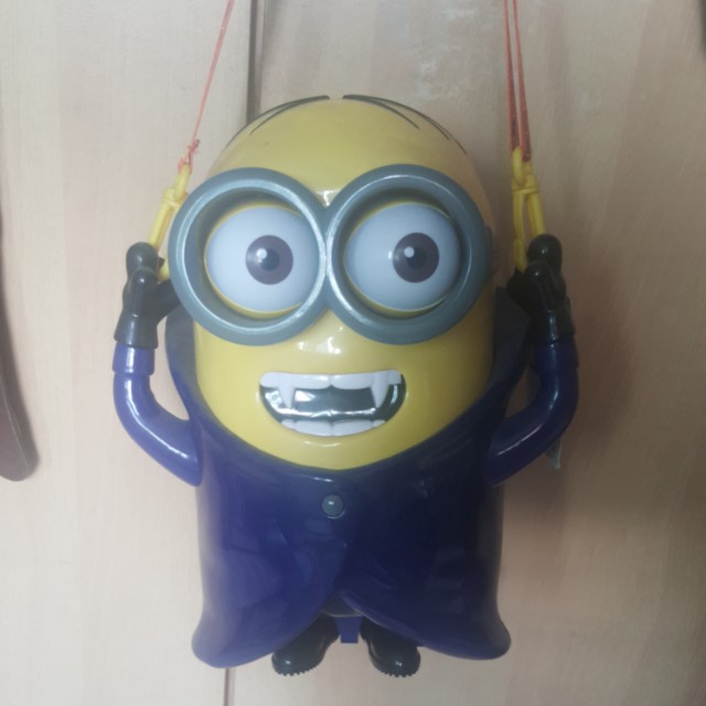 Minion Popcorn holder with trap, Hobbies & Toys, Toys & Games on Carousell