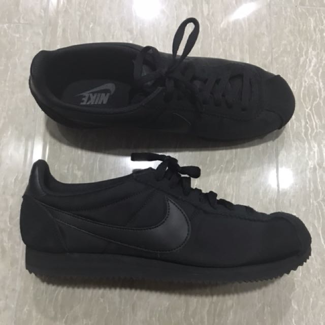 NIKE FULL BLACK CORTEX, Men's Fashion, Footwear, Sneakers on Carousell