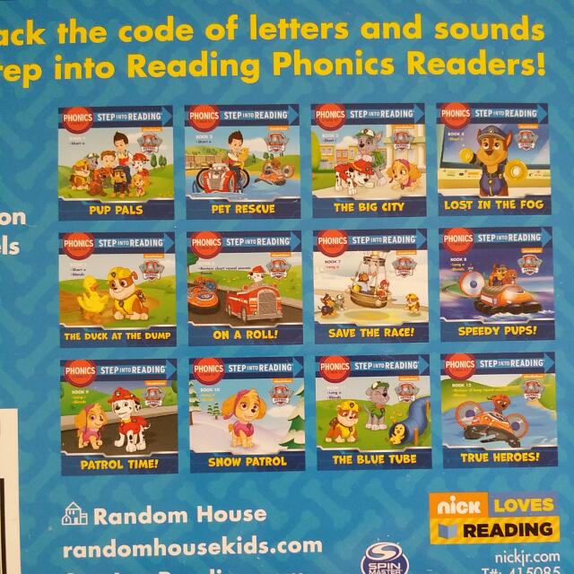 Paw Patrol (Step Into Reading Phonics), Hobbies & Toys, Books & Magazines, Children's Books on ...