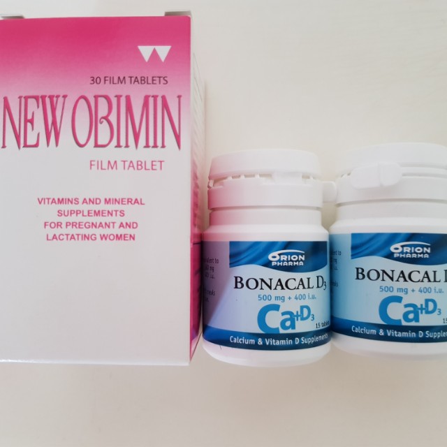 New Obimin and Calcium + Vitamin D supplements, Babies & Kids, Babies ...
