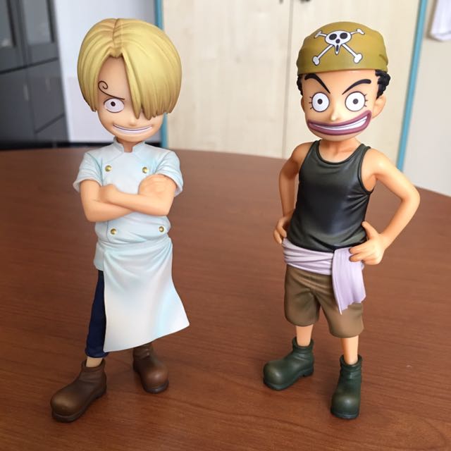 Sanji & Usopp Figure Set - One Piece DXF The Grandline Children Volume ...