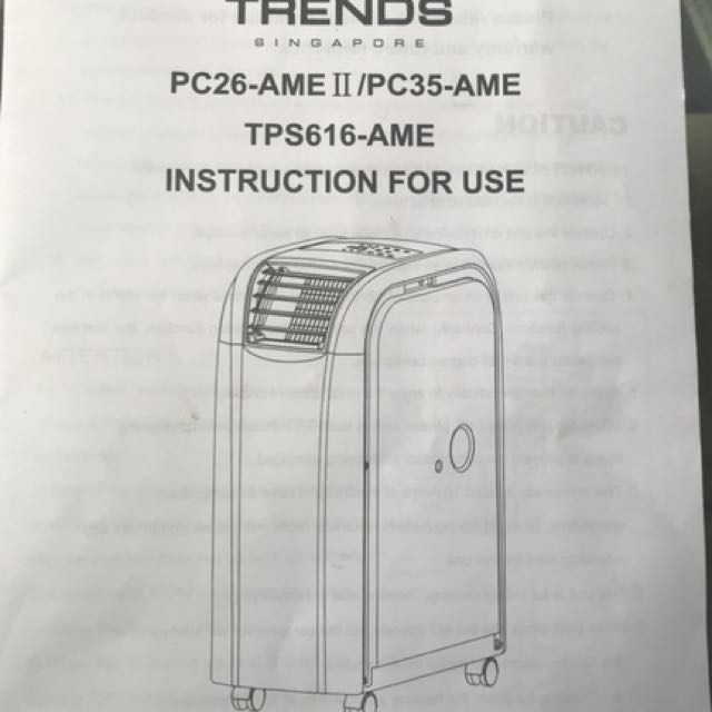 TRENDS Portable Air conditioner, TV & Home Appliances, Air Conditioners ...