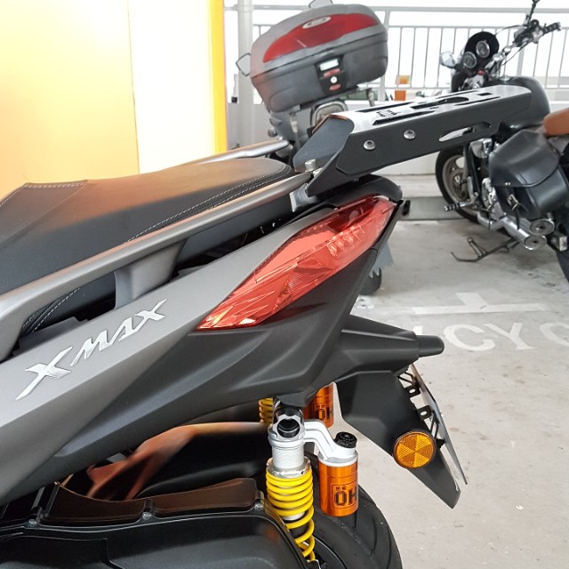 Yamaha Xmax Rear Rack For Any Top Box, Motorcycles, Motorcycle ...
