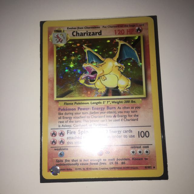 Base set Charizard, Hobbies & Toys, Toys & Games on Carousell