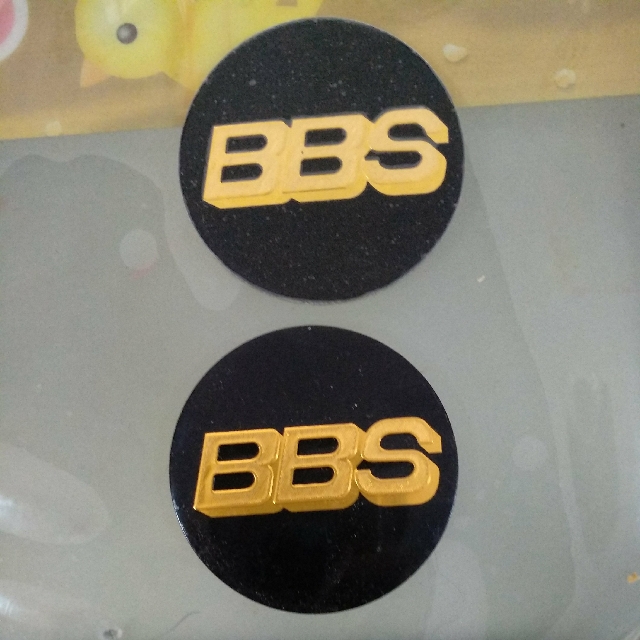 Bbs rim ctr cap sticker, Car Accessories on Carousell