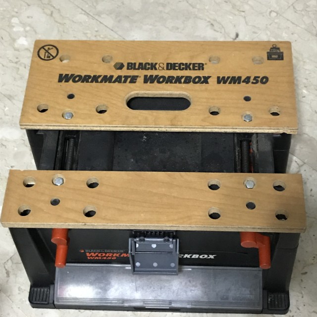 Black & Dacker Workmate Workbox (Tool box & work bench) WM450 ...