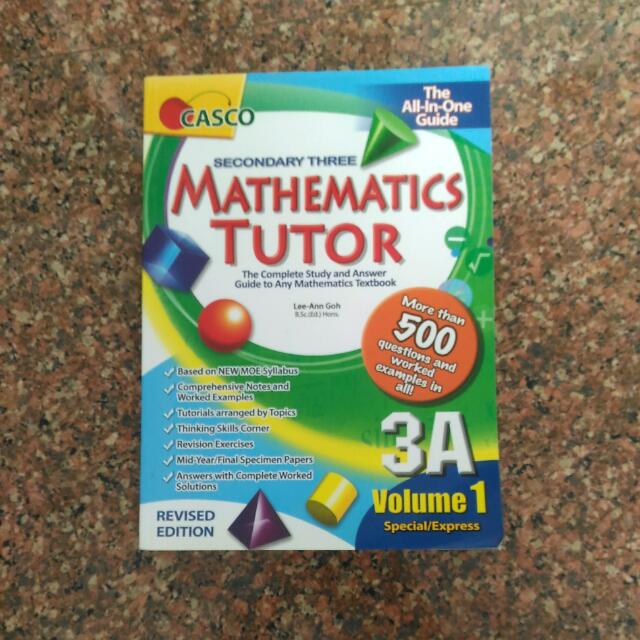 Casco Mathematics Tutor, Hobbies & Toys, Books & Magazines, Textbooks ...
