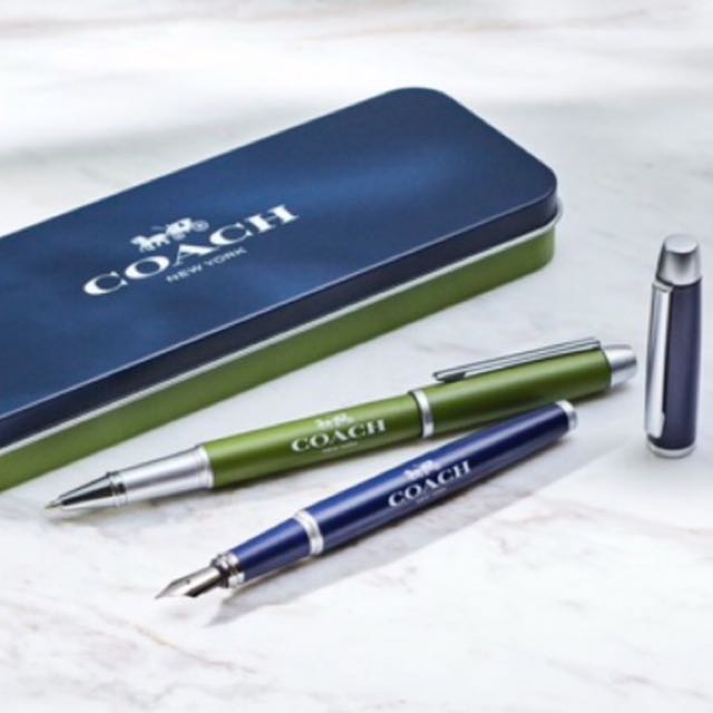 COACH Fountain and Ballpoint Pens Set, Women's Fashion, Watches ...
