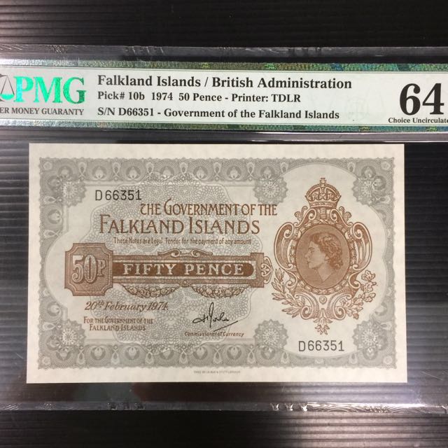 Falkland Islands 50 Pence 1974, Hobbies & Toys, Memorabilia ...