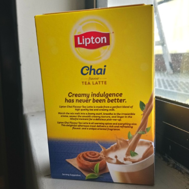 Lipton Chai Flavor Tea Latte, Food & Drinks, Beverages on Carousell