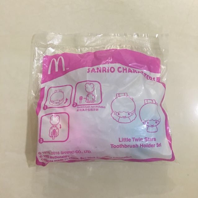 mcd sanrio characters little twin stars Toothbrush Holder Set, Hobbies ...