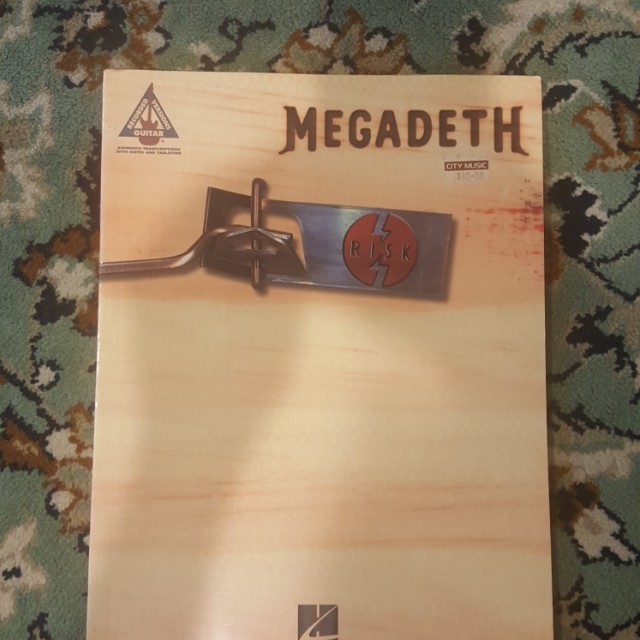 Megadeth tablature book, Hobbies & Toys, Music & Media, CDs & DVDs on ...
