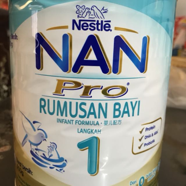 NAN Pro 1 Formula Milk 900g, Babies & Kids, Nursing & Feeding, Weaning ...