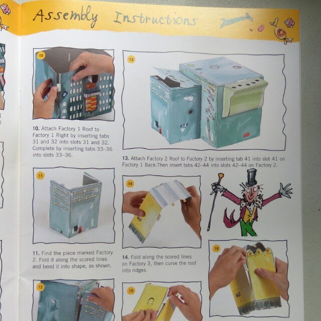 Roald Dahl Build Your Own Willy Wonka's chocolate Factory, Hobbies ...