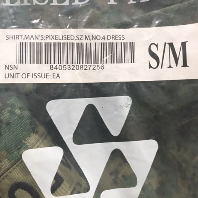 SAF No. 4 Uniform, Men's Fashion, Tops & Sets, Formal Shirts on Carousell