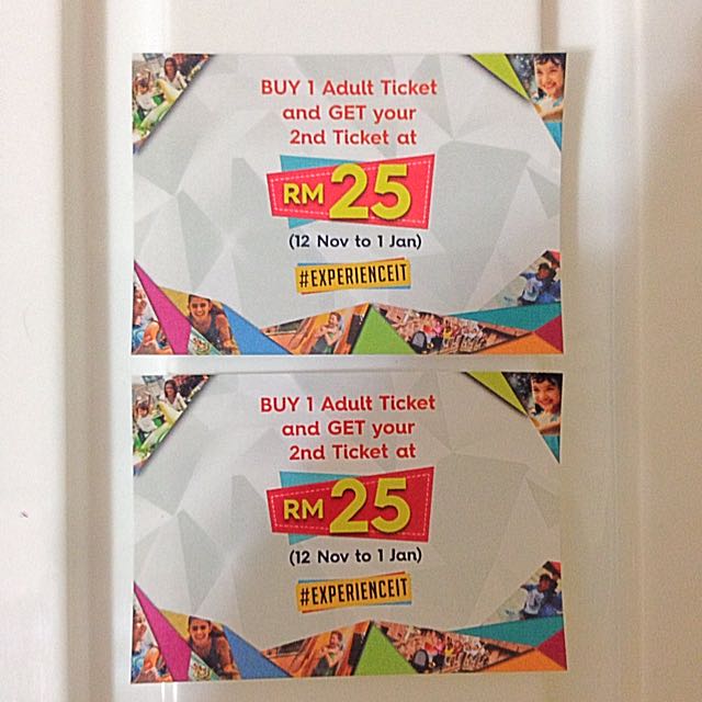 Sunway Lagoon 25th Anniversary Experience It Vouchers, Everything Else, Others on Carousell