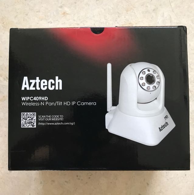 WTS Aztech IP Camera WIPC409HD, Furniture & Home Living, Security & Locks, Security Systems ...