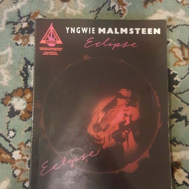 Yngwie Malmsteen tab book, Hobbies & Toys, Music & Media, CDs & DVDs on Carousell