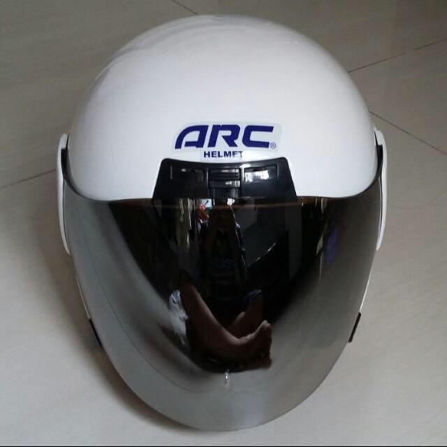 Arc Astro Helmet (With tinted visor), Motorcycles, Motorcycle Apparel ...