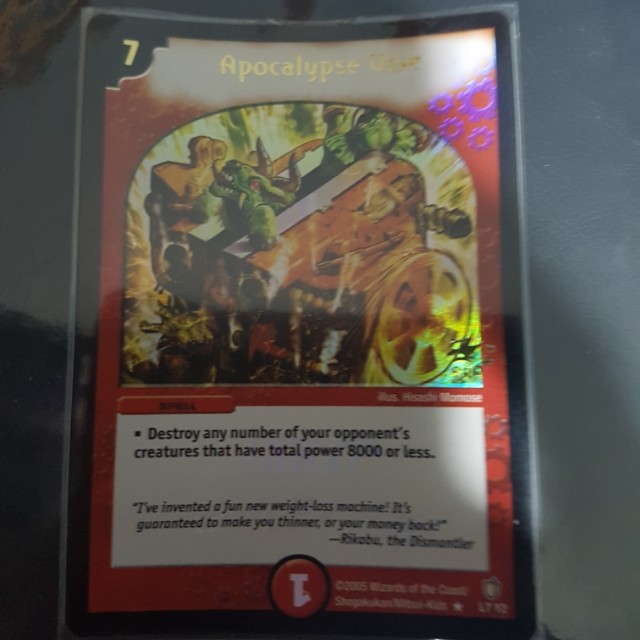 Duel masters Apocalypse vise promo, Hobbies & Toys, Toys & Games on ...