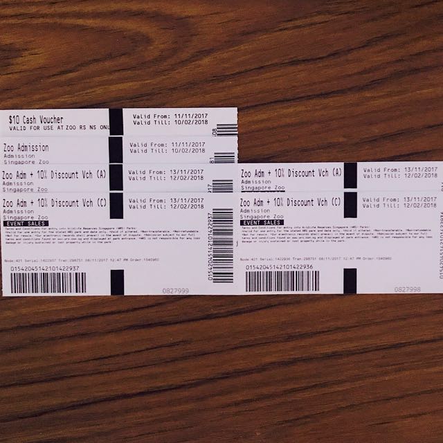 Family Package (3A & 2C): Singapore Zoo Tickets, Tickets & Vouchers ...