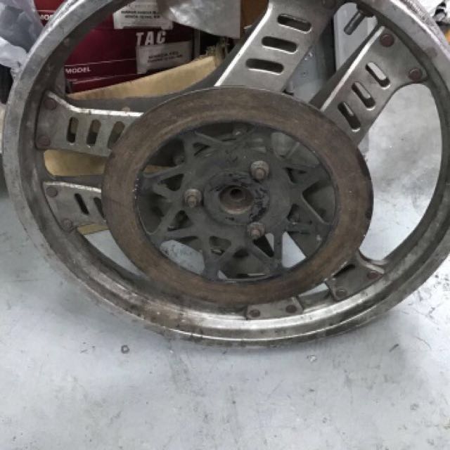 Honda MBX rim front, Motorcycles, Motorcycle Accessories on Carousell