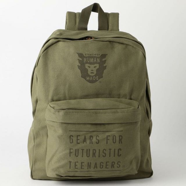 Human Made Canvas Backpack, Men's Fashion, Bags, Backpacks on Carousell