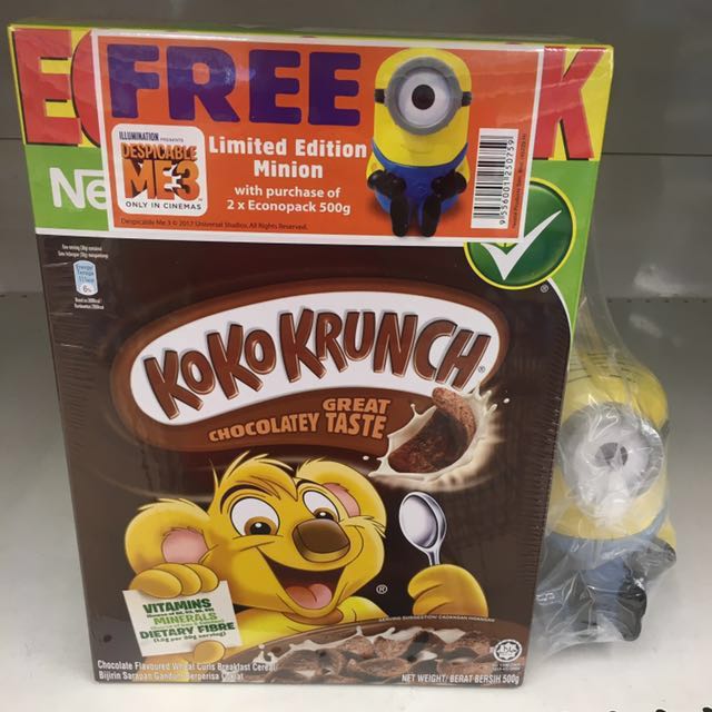 Koko Krunch With Limited Edition Minion, Food & Drinks, Local Eats on ...