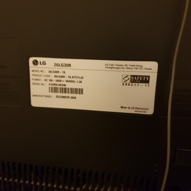 LG 31" TV, TV & Home Appliances, TV & Entertainment, TV on Carousell