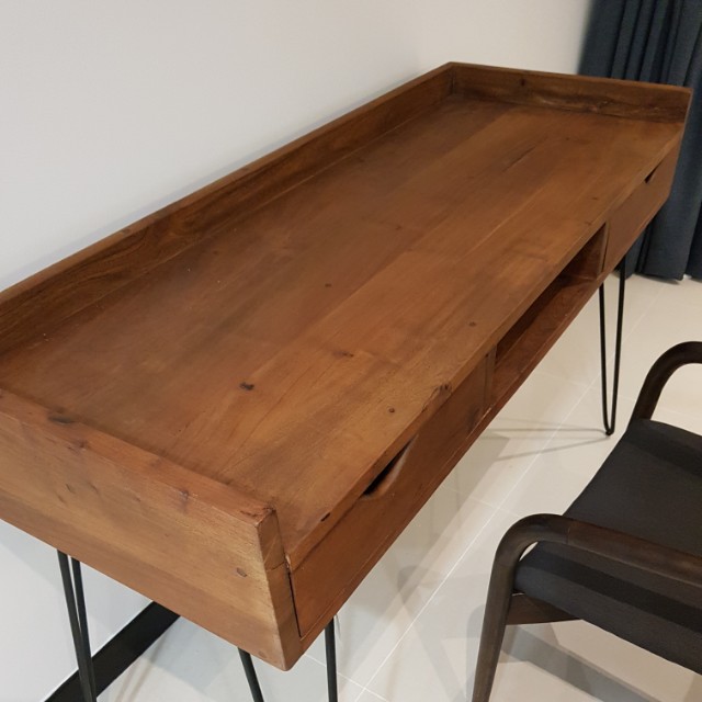 Rustic Computer / study table, Furniture & Home Living, Furniture ...
