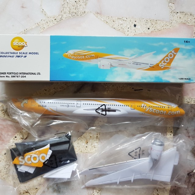 SCOOT 787-9 1:250, Hobbies & Toys, Toys & Games on Carousell
