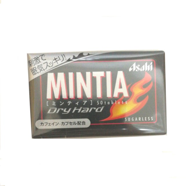 ASAHI MINTIA DRY HARD 50 TABLETS SUGARLESS, Food & Drinks, Packaged ...