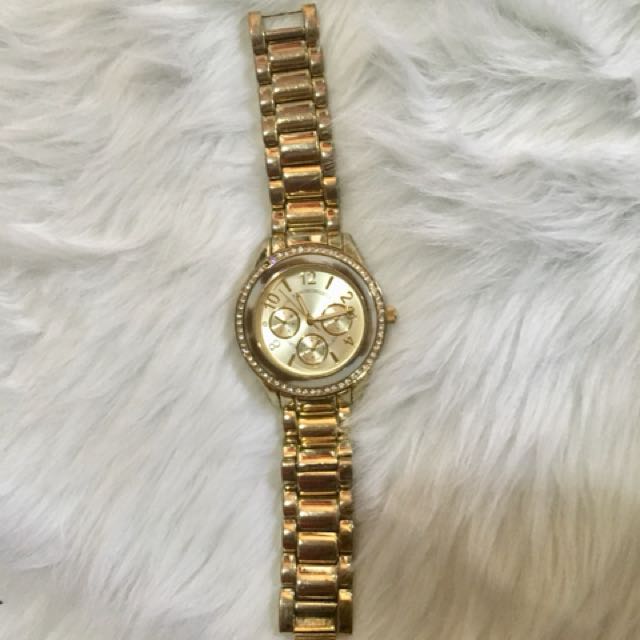 Avon gold watch, Women's Fashion, Watches & Accessories, Watches on ...