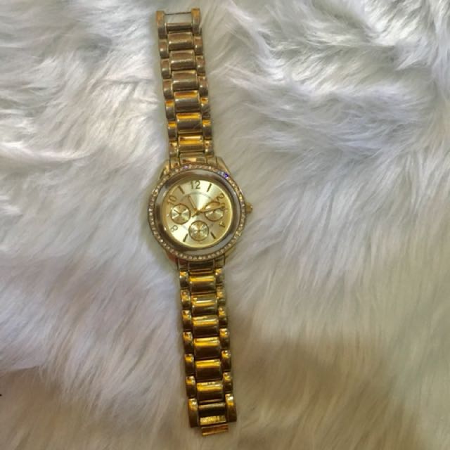 Avon gold watch, Women's Fashion, Watches & Accessories, Watches on ...