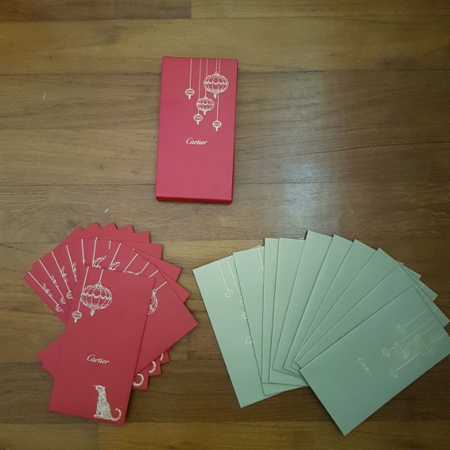 Cartier red packet, Hobbies & Toys, Memorabilia & Collectibles ...