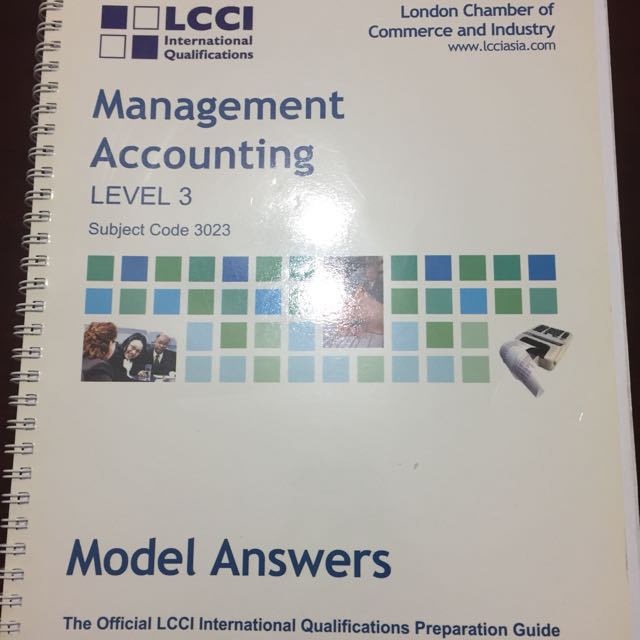 LCCI Management Accounting (Level 3) Model Answers, Hobbies & Toys ...
