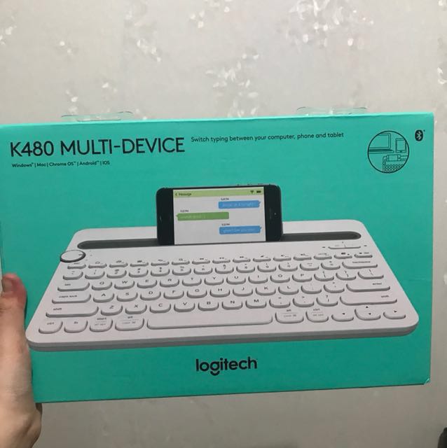 Logitech Multi device Bluetooth keyboard 藍牙鍵盤有保養, 電腦＆科技, 電腦周邊及配件, 電腦鍵盤及 ...